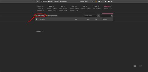 Crowncloud Wiki How To Create Create Backup In Hestiacp