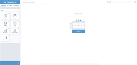 Wp Table Builder Drag And Drop Table Builder Wordpress Plugin