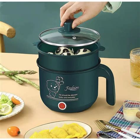 100 Smilee Mini Rice Cooker Multi Function 1 8l Non Stick Inner