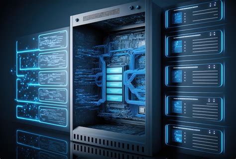 Premium Ai Image Integration Of Databases For System Backup