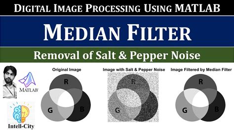 median filter in matlab removal of salt and pepper noise from image