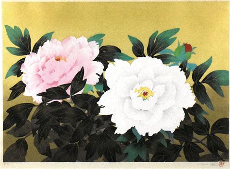 紅白牡丹図中島千波古書 古本 買取 神田神保町池袋 夏目書房