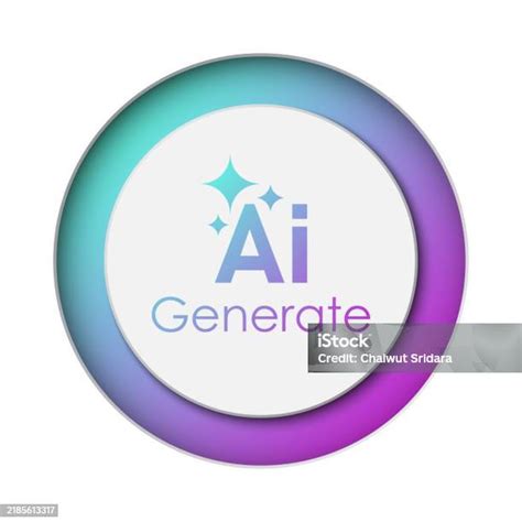 generate ai button user interface artificial intelligence ui ux design concept for website app