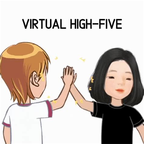 Virtual High Five S Find And Share On Giphy