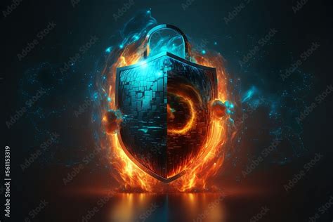 Firewall Internet Security Connection Protecting Your Online World From The Dark Side Of The