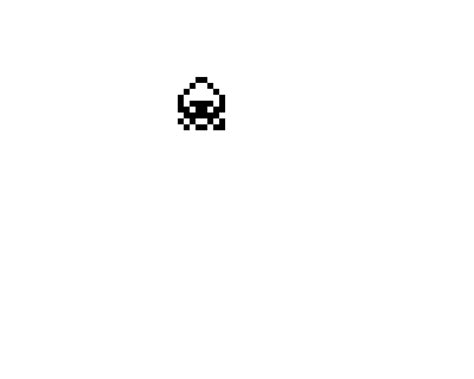 Smb3 Small Blooper Pixel Art