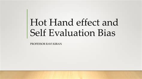 Self Evaluation Biaspptx