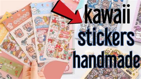 How To Make Stickers Diy Stickers Handmade Stickers Homemade