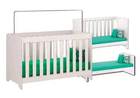 cuna blanca transformable color blanco mercadolibre