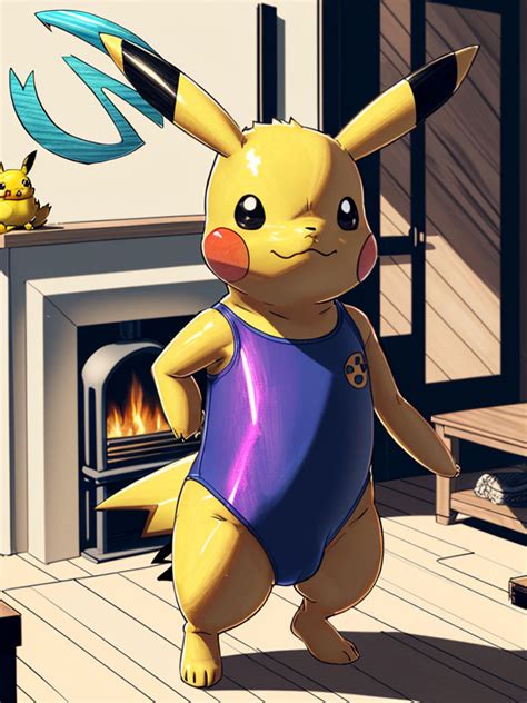 Me As Pikachu In A Swimsuit 4 Ki Art By Pikachufreak93 On Deviantart