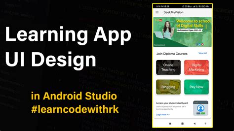 GitHub LearncodeWithRk Learning App UI