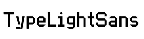 Type Light Sans Font Free Download Ttfotf