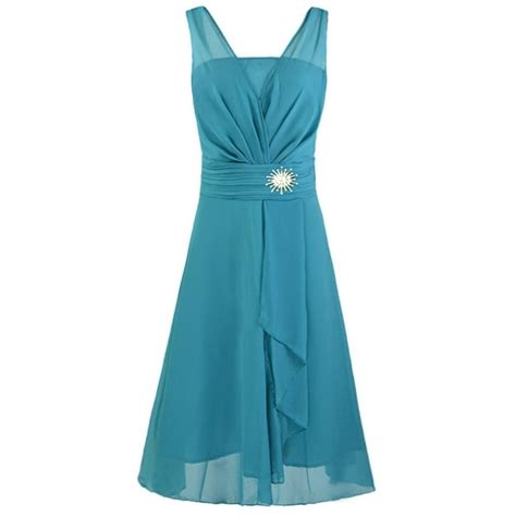 Vsontor Dresses For Women Plus Size High Waist Women Formal Wedding Bridesmaid Party Ball Prom