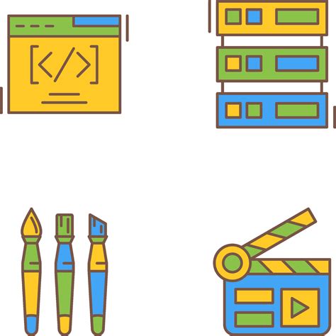 Web Coding Nd Server Icon 44680402 Vector Art At Vecteezy