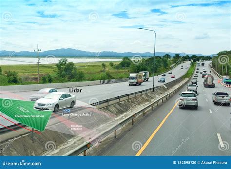 smart car autonomous self driving car with lidar radar and wireless signal communication