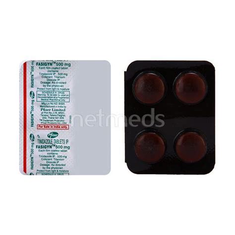Fasigyn 500mg Tablet 4s Uses Side Effects Price Netmeds
