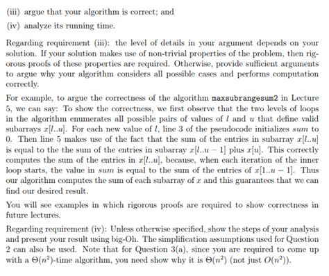 [10 marks] consider the following problem input an