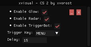 Release XVisual CS2 Glow Wallhack