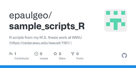 github epaulgeo sample scripts r r scripts from my m s thesis work