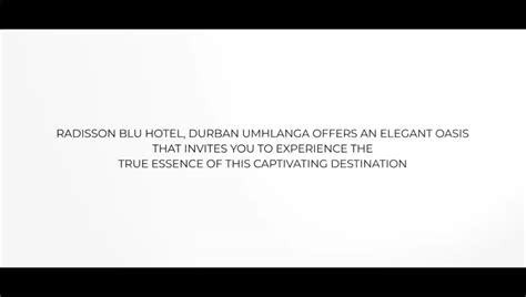 Smoke Ongo On Linkedin Feel The Durban Difference At Radisson Blu
