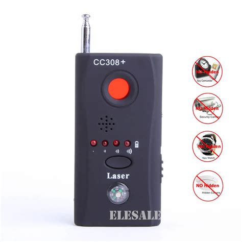 New Cc308 Anti Spy Rf Signal Bug Detector Wireless Hidden Camera Lens