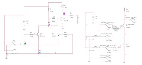Bjt Xnor Gate Switch Input Multisim Live