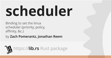Scheduler — Rust Concurrency Library Lib Rs