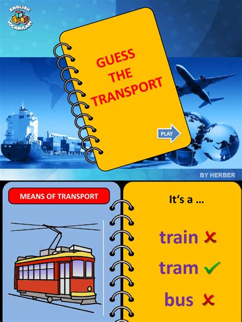 Guess The Transport Fun Activities Games Games 58642 Pdf Wheeled