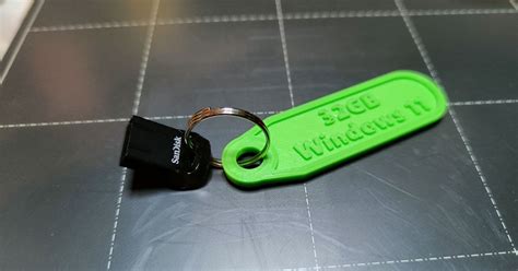 Usb Stick Label Blank By Joser Download Free Stl Model