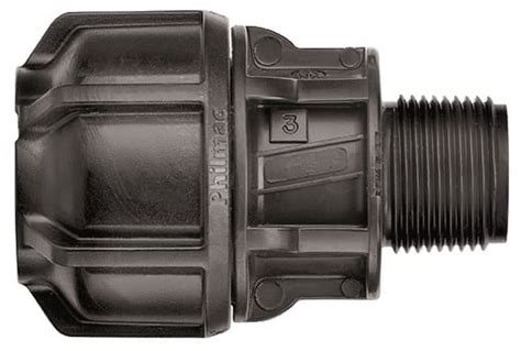 Philmac Mdpe Male Coupler 50od X 40mm Bsp Promains