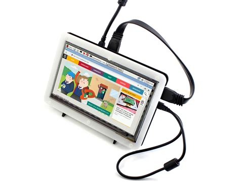 Jual Raspberry Pi 7 IPS LCD Capacitive Touchscreen W Housing Waveshare Akhi Shop Tokopedia