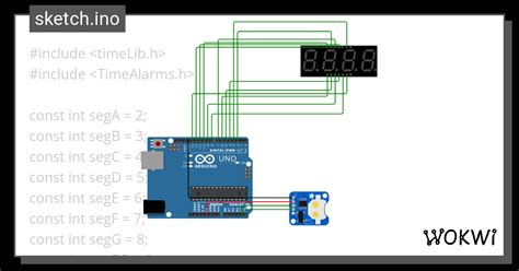 Jam Digital Wokwi Arduino And Esp32 Simulator