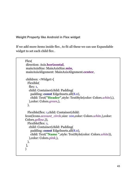 Flutter Tutorial For Beginner Step By Step Pdf