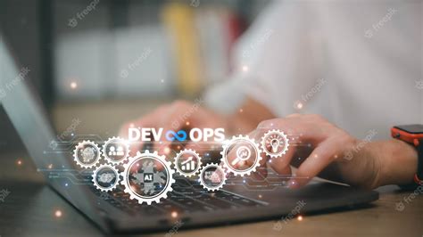 Premium Photo Devops Concept Software Development And It Operations Agile Programming