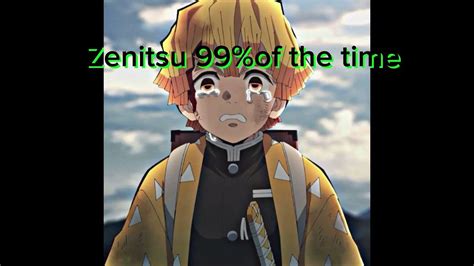 Zenitsudemon Slayercrying🥶 Youtube