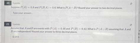Solved Suppose P A And P BA What Is P AB Chegg Com