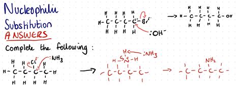 A Level Nucleophilic Substitution Worksheet Answers Teaching Resources
