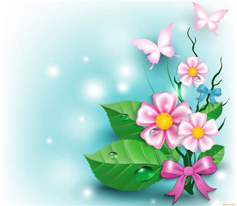 Обои Векторная графика Цветы Flowers обои для рабочего стола фотографии векторная графика