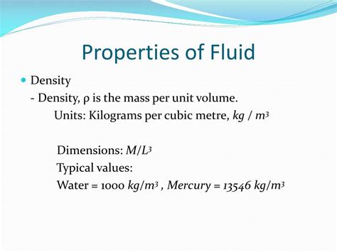 PPT Fluid Physical Properties PowerPoint Presentation Free Download ID