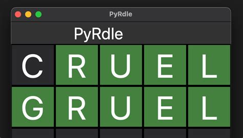 Github Yet Another Alexpyrdle A Wordle Game Using Python And Tkinter