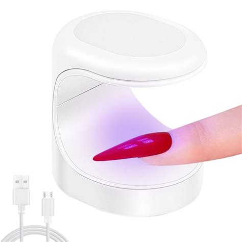 Mini Uv Light Led Nail Lamp For Gel Nails Flash Curing Innovative With