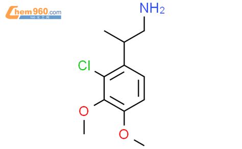 1892107 19 5 2 2 Chloro 3 4 Dimethoxyphenyl Propan 1 Amine化学式、结构式、分子式、mol 960化工网