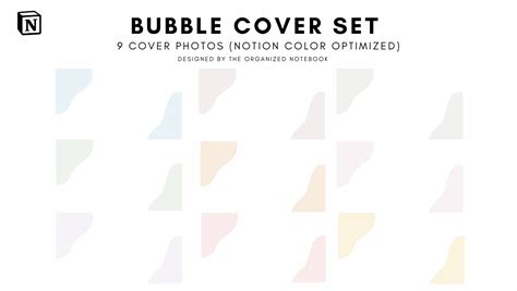 Notion Color Cover Photo Set 36 Photo Bundle