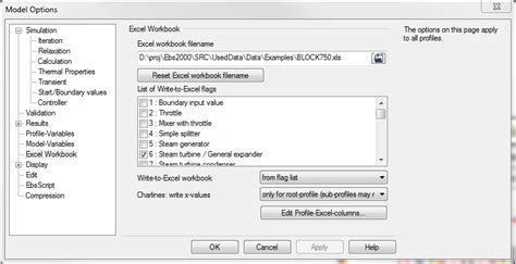 Excel Workbook Options