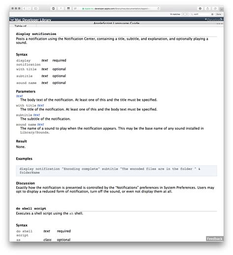Applescript Apple Script Notification Bubble Quick Reply Style