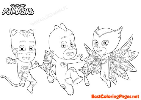 Pj Masks Coloring Pages