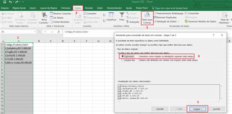 Converter CSV Para Excel Passo A Passo Excel Easy