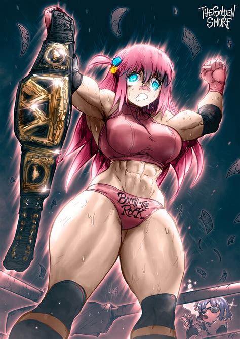 Rule 34 2girls Abs Aqua Eyes Arms Up Bocchi The Rock Championship