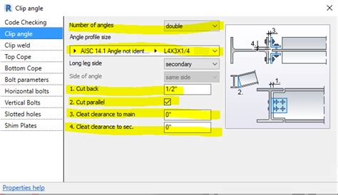Solved Accessing Detailed Parameters In A Structural Steel Connection