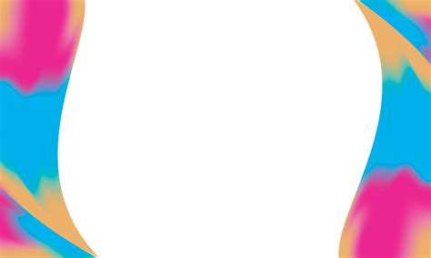 Multicolor Curve Frame Isolated On White Background 55822291 Vector Art At Vecteezy